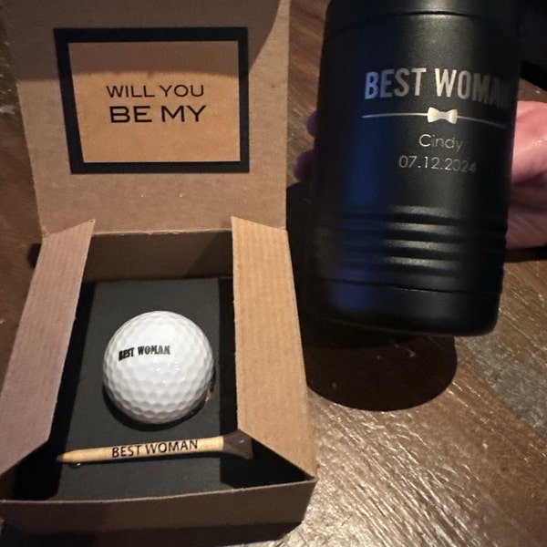 Groomsmen Proposal, Golf Ball Proposal, Groomsmen Golf Gift, Best Man ...