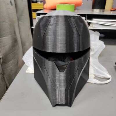 The Commando: Custom Made Mandalorian Helmet STL File 3D Print File - Etsy