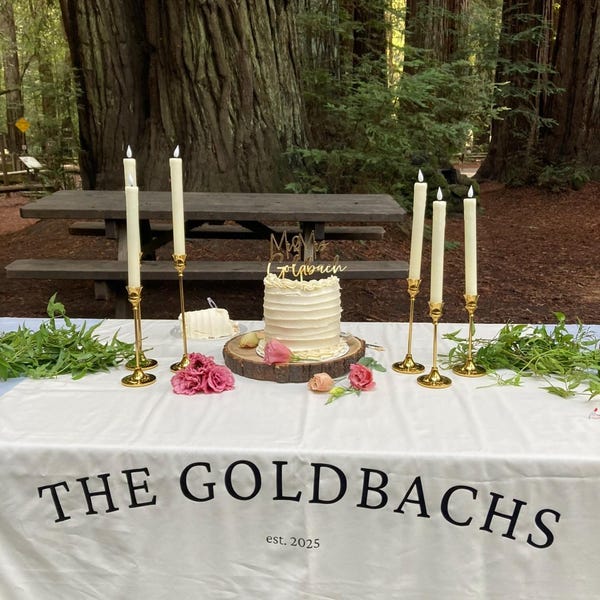 Custom Wedding Table Runner, Sweetheart Table Decor, Custom Sweetheart ...