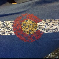 Colorado Flag Denver Skyline Sticker - Etsy