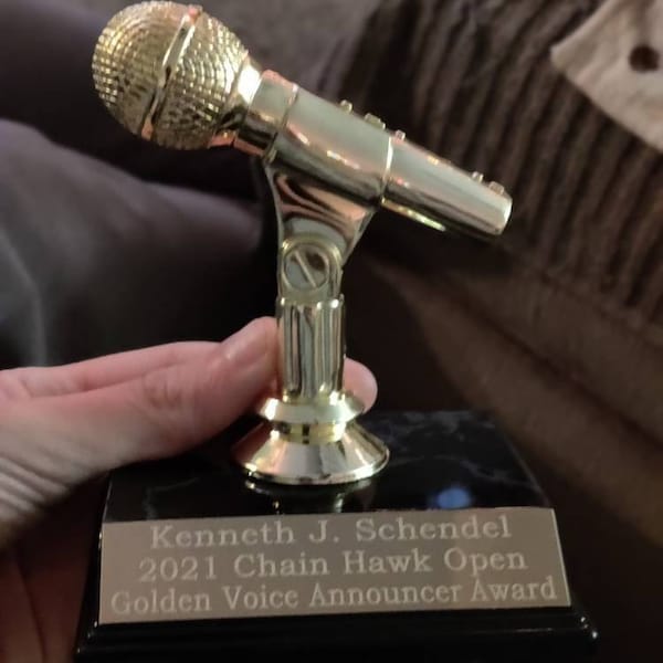 Microphone Trophy Music Karaoke Award. Free Custom Engraving - Etsy