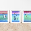 Set of Three Vertical Frames, White Three Frame, Three Frame Mockup, 3 ...
