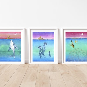 Set of Three Vertical Frames White Three Frame Three Frame - Etsy