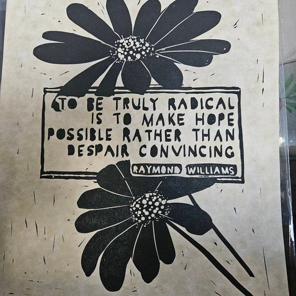 Practice Radical Empathy , Be Kind, Lino Style Illusration,, Block ...