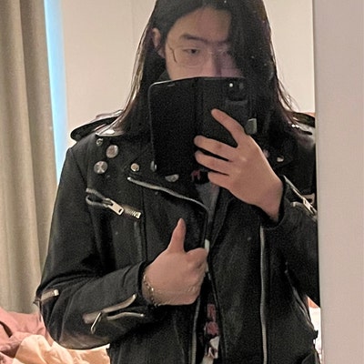 Very Rare Vintage 90s TARI Retro Style Distressed Leather Motorcycle ...