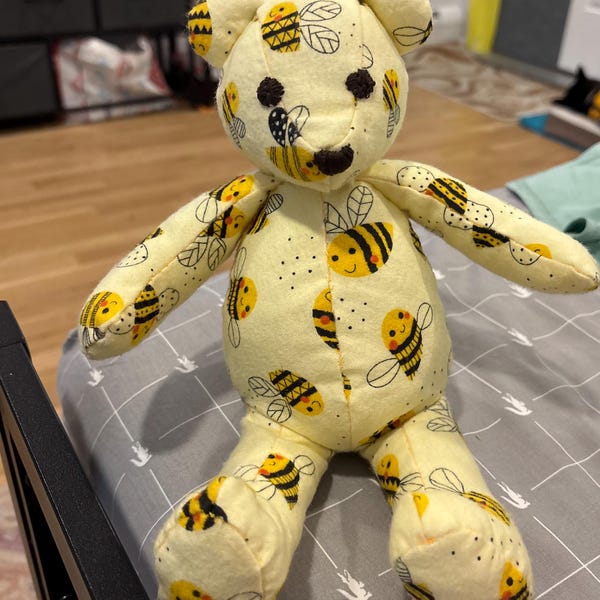 Memory Bear Pattern Teddy Bear Sewing Pattern Memory Bear Sewing ...