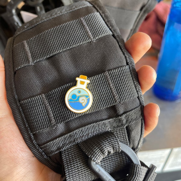 Potion Starter Bottle Pins [HP Health + MP Magic + Life/love/luck ...