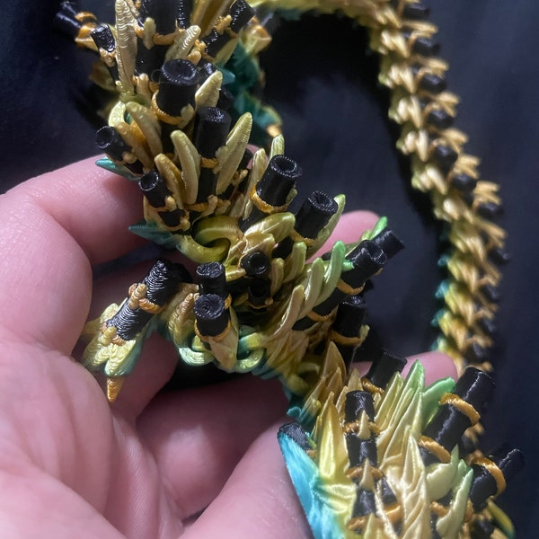 Cinderwing Baby Gemstone Dragon 3D Printed Dragon With Butterfly Egg ...