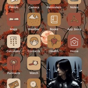 10000 Ios 17 Neutral App Icons Boho Fall Aesthetic Widget - Etsy UK