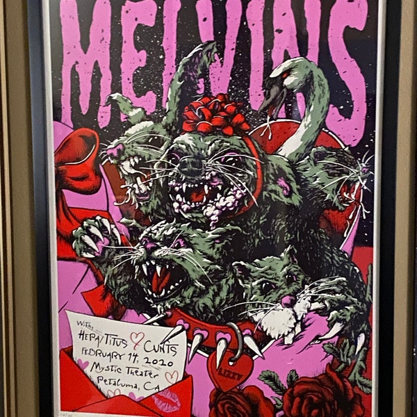 Melvins Official Show Poster - Long Beach, CA, 2022 - Etsy UK