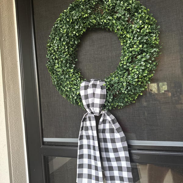 Black Wreath Sash, Solid Black Wreath Sash, Plain Wreath Sash, Black ...