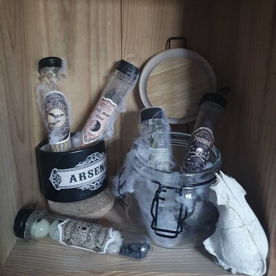 Wizard Magic Wand Stickers Labels Printable Label Digital File ...