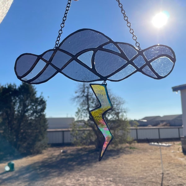 Stained Glass Cloud Mobile Pattern: Continuous Line Design (PDF Pattern) - Etsy