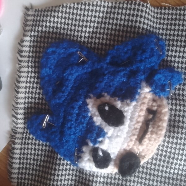 Crochet Sonic, Applique Pattern +free Scarf Pattern ,sonic Ornaments - Etsy