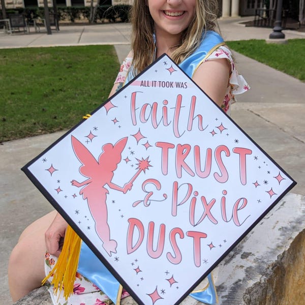 Custom Grad Cap Topper That's A Wrap Movie Theater Graduation Cap Film ...