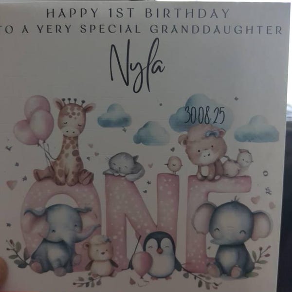 Nanny Poem Birthday Card, Message Birthday Card, Pink Heart, Simple ...