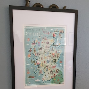 Illustrated Map, Mythical Beasts of Ancient Greece, Art Print - Etsy