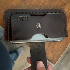 Leather Dual Phone Case, Leather Double Phone Case, Case Holds Two ...