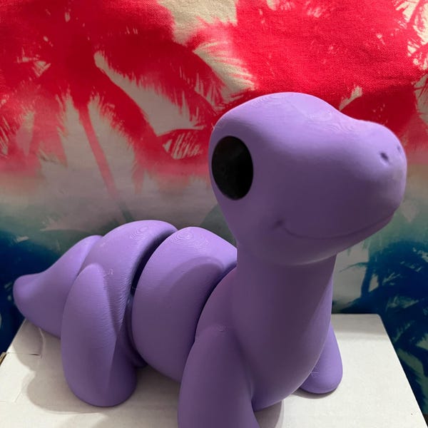 Articulating 3D Printed Parasaurolophus Dinosaur - Etsy