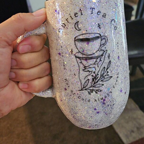 Suriel Tea Co, ACOTAR, Epoxy, Mug, Glitter - Etsy