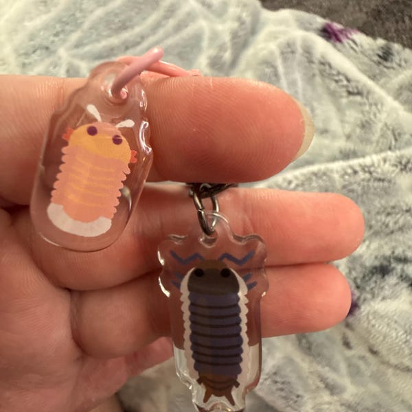 Gacha Mini MYSTERY Isopods Acrylic Charms | Cute Bug Insect Rubber ...