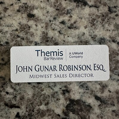 Custom Engraved Name Tags Personalized Engraved Employee Office Name ...