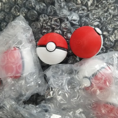 6 Mini Pokeballs - Etsy