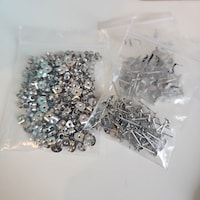 Pearl Set 15 Grid Pearl Storage Box Set Abs Imitation Pearl Spacer ...