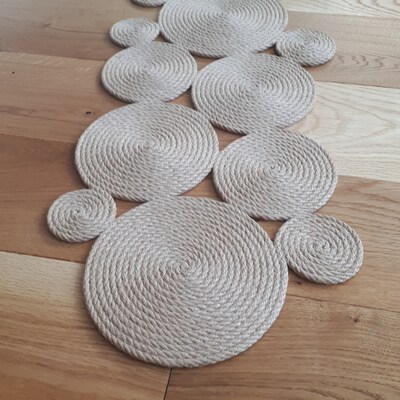 Farmhouse Rope Table Runner Farmhouse Decor Rustic Table - Etsy