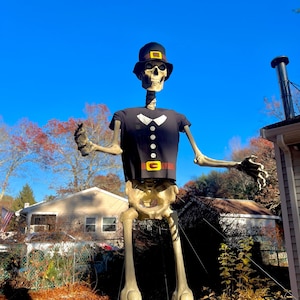 12ft Skeleton Thanksgiving Pilgrim Hat - Etsy