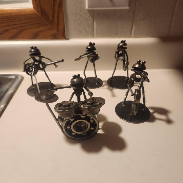 Excavator Scrap Metal Sculpture, Backhoe Tractor Loader Scrap Metal ...