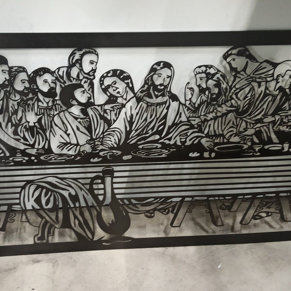Last Supper Wall Art Decor Laser Cut Dxf Glowforge Svg Xtool CNC Router ...