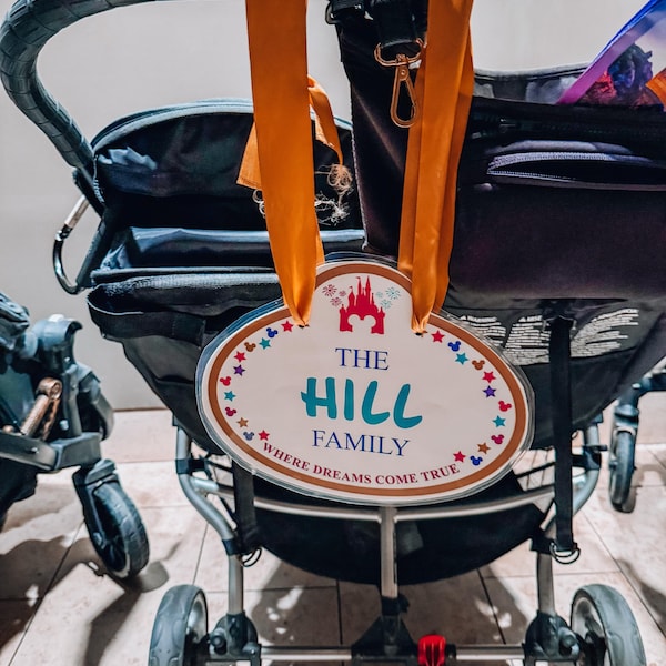 Disney Stroller Tag, {DIGITAL DOWNLOAD}, Disney Stroller Sign, Disney ...