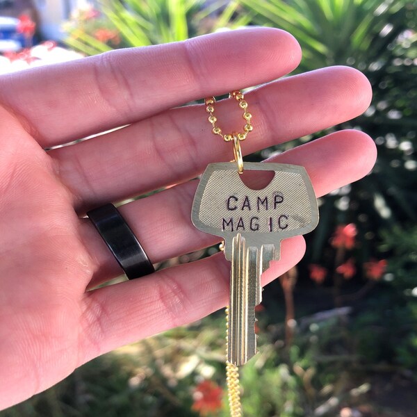 Men's Personalized Vintage Key Necklace - YOU Choose the Key and ...