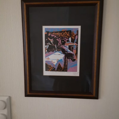 Reflections. Original Lino Print. Version 1 Edition of 7. Hand - Etsy