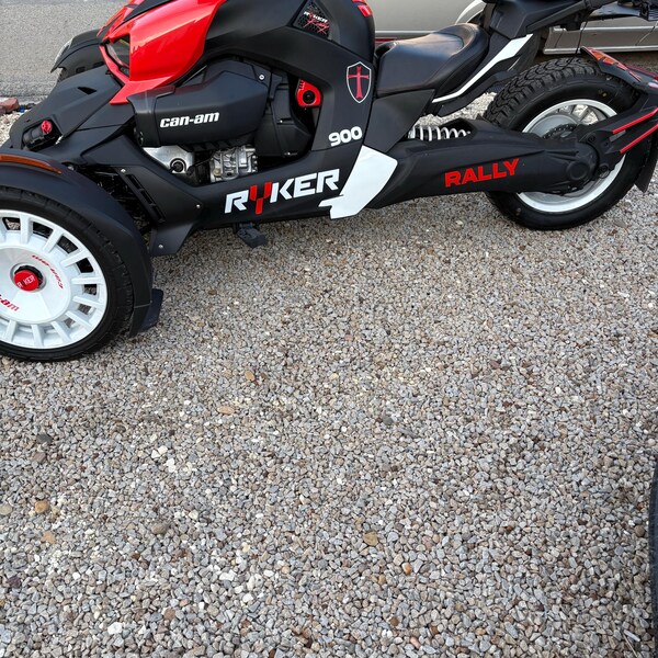 Racing Stripes Ryker Motorcycle Custom Vinyl Decal Personalize Your ...