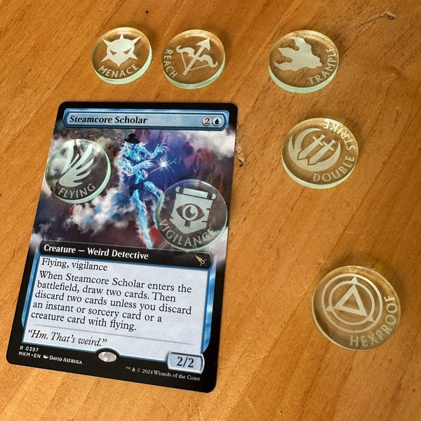 Magic Condition Tokens - MTG Magic the Gathering Compatible (set of 13 ...