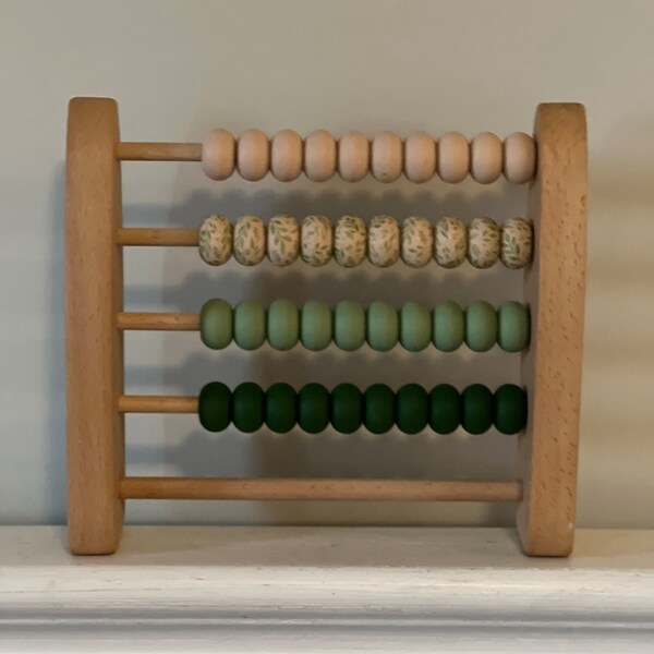 Custom Abacus Counting Toy / Nursery Decorations / Wooden Abacus - Etsy