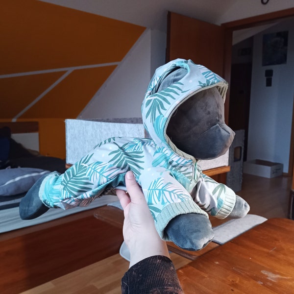 Cuddle Plush Animal Sewing Pattern .pdf Tutorial With Matching Onesie ...