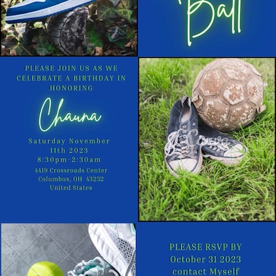 Editable Sneaker Ball Menu Card, Sneaker Gala Dinner and Drinks Menu ...