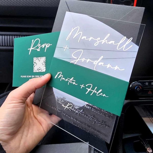 5x7 Elegant Foiled Vellum Wedding Invitation , Wedding Kit - Etsy