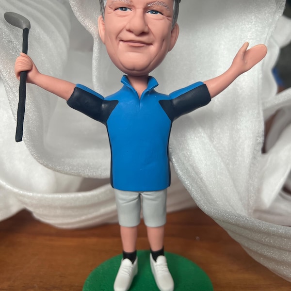 Custom Golf Bobblehead Personalized Golfer Doll, Present for Him or ...
