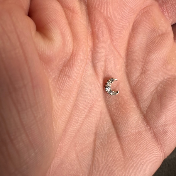 Gold Moon & Star Tooth Gem - Etsy