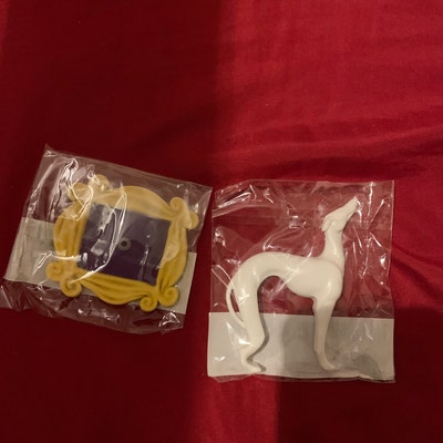 Friends Magnet Set/ White Greyhound/ Friends Themed Gift/ Friends Frame ...