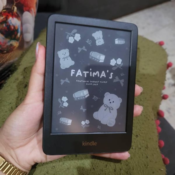 Teddy : CUSTOM Cute Kindle Lock Screen, Full Screen Kindle Screensaver ...