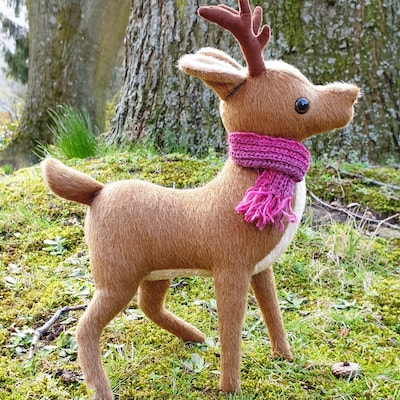 Deer Stuffed Animal Sewing Pattern PDF Digital Download Plush Sewing ...