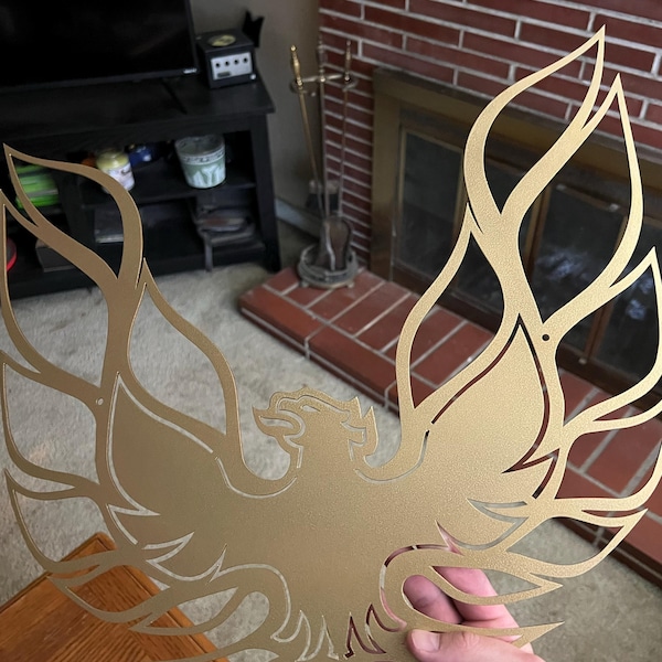 Firebird Metal Wall Art | Firebird Sign | Classic Firebird Garage Decor ...