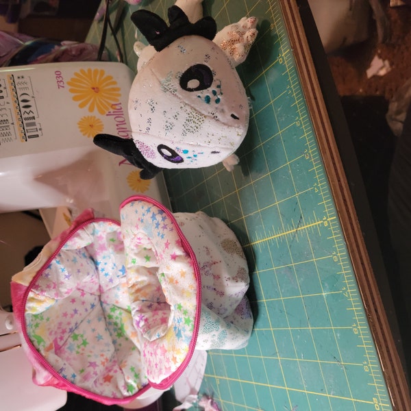 Pouch Pets Plush Sewing Pattern .pdf Tutorial Zipper Dragon Unicorn ...