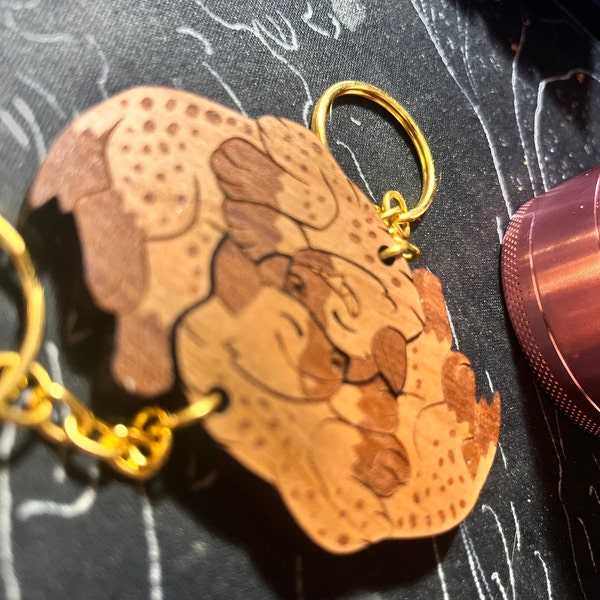 Hyena Interlocking Couple Keychains - Friendship or Relationship ...