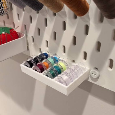 Skadis or Uppspel Pegboard Thread Spool Holder 500m/1000m Sewing ...